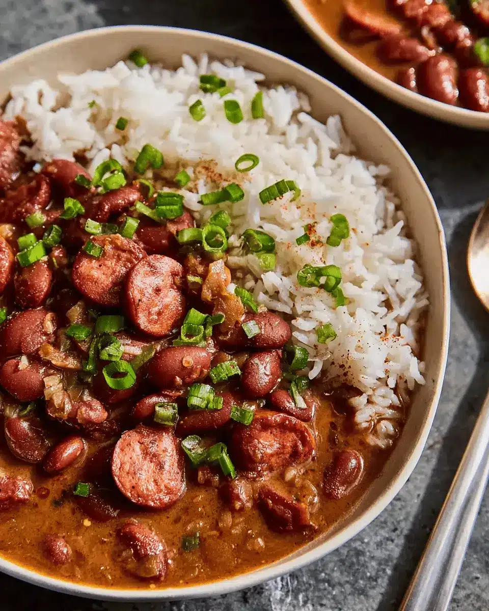 Authentic Louisiana Red Beans and Rice - Mommy Yummy